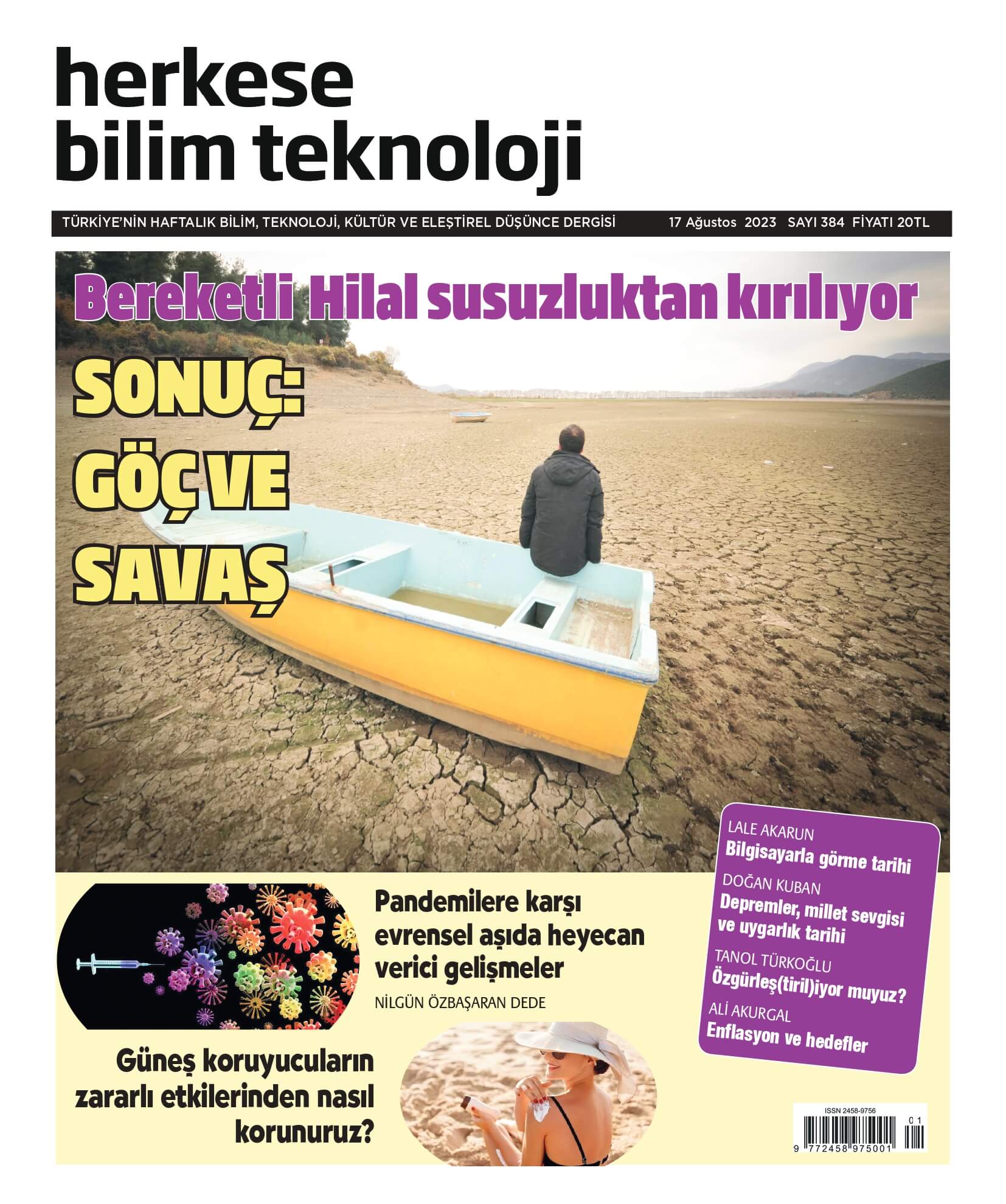 HBT Dergi 384. sayı – 17 Ağustos 2023 - Herkese Bilim Teknoloji
