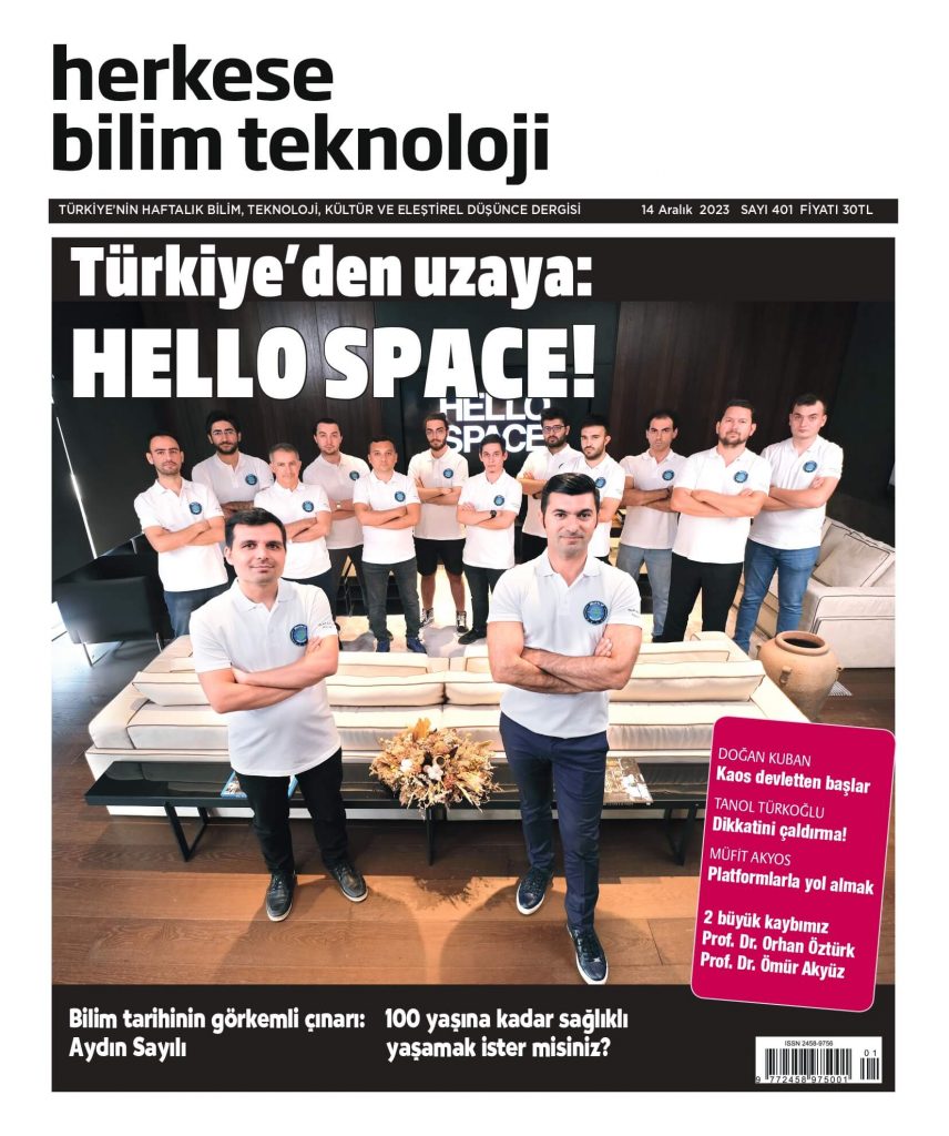 Türkiye’den uzaya: Hello Space! - Herkese Bilim Teknoloji